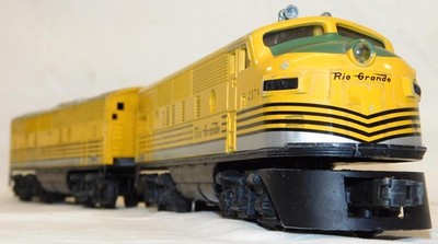 Lionel 2379 Denver Rio Grande F3 AB diesel 1957-8 runs Postwar F-3 ...