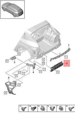 Genuine PORSCHE Cayenne 9YA Cover Lower 9Y0807587A | eBay