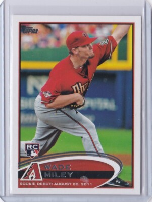 2012 Topps Update Rookie Wade Miley #US5 Arizona Dbacks - Brewers | eBay