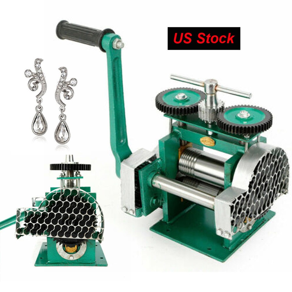 Rolling Mill Machine Rollers Metal Wire Flat Jewelry Tool Manual ...