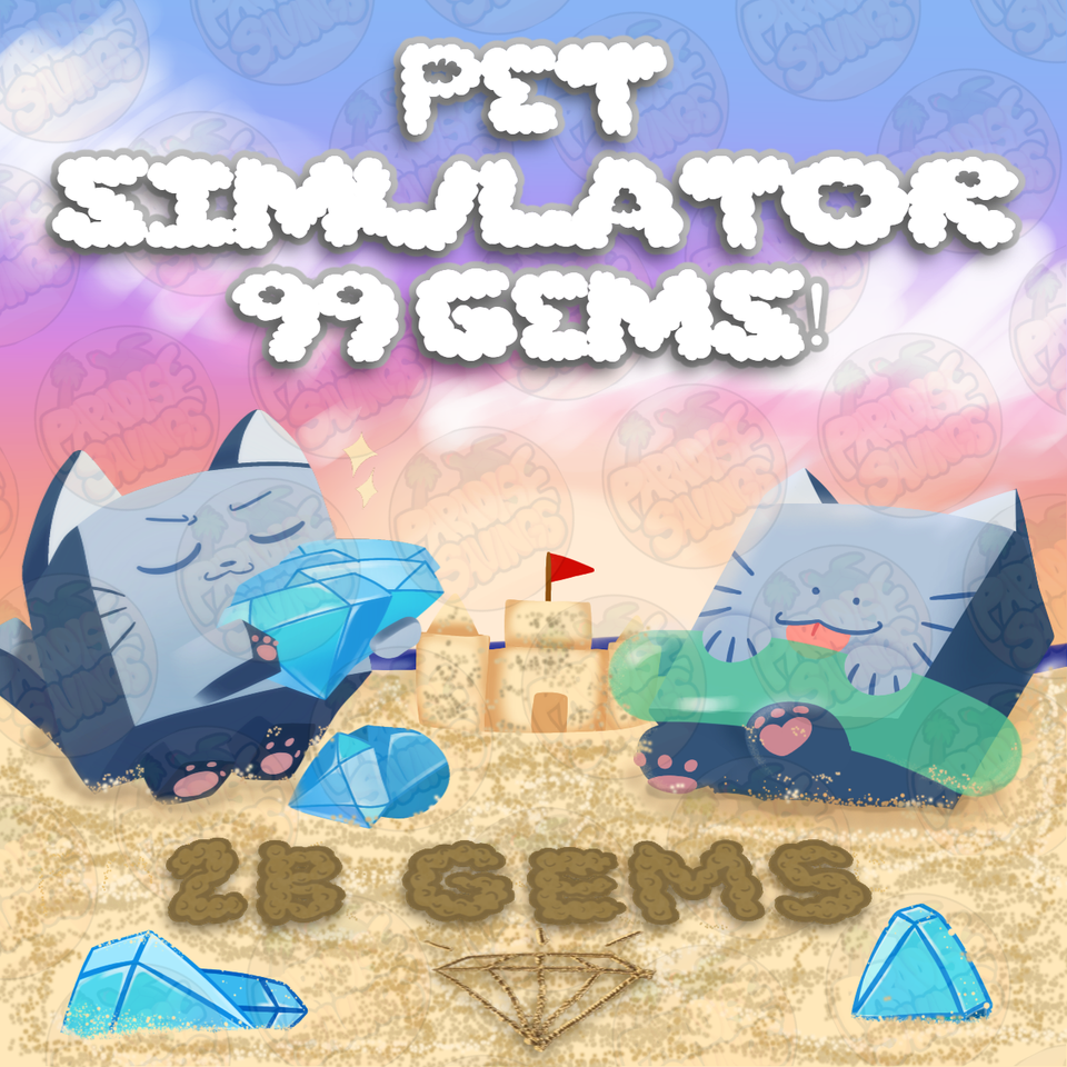 Pet Simulator 99 Gems (Roblox PS99) 💎 2B-50B | 🏝️TITANIC - HUGE - EGGS🍹 ...