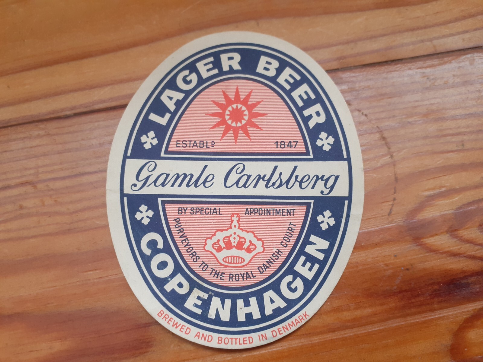 Carlsberg Beer Bottle Label. Vintage Carlsberg Beer label. | eBay UK