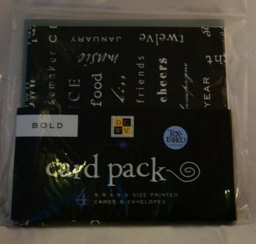 DCWV Crafts Card Packs 5.5x5.5 A2 3x3 Scrapbooking, Bold (788-802) | eBay