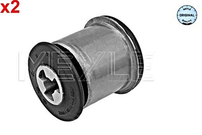 MEYLE x2 Control Arm Trailing Bushing Rear Axle For VW 03-16 7H0501131A ...