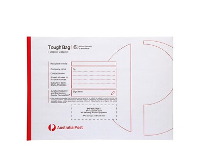 Australia Post Tough Bag TB2 (236 x 329mm) pack 20 | eBay Australia