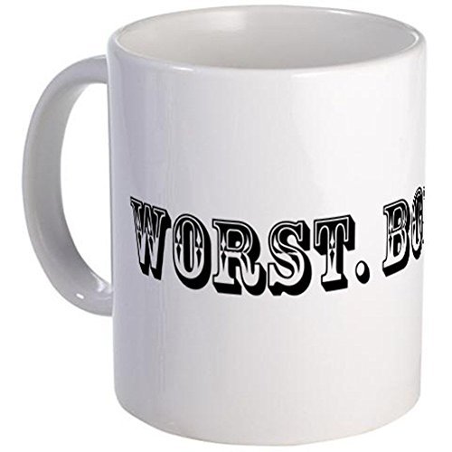 11oz mug Worst Boss Ever Trophy - Ceramic Printed Coffee Tea Cup Gift ...