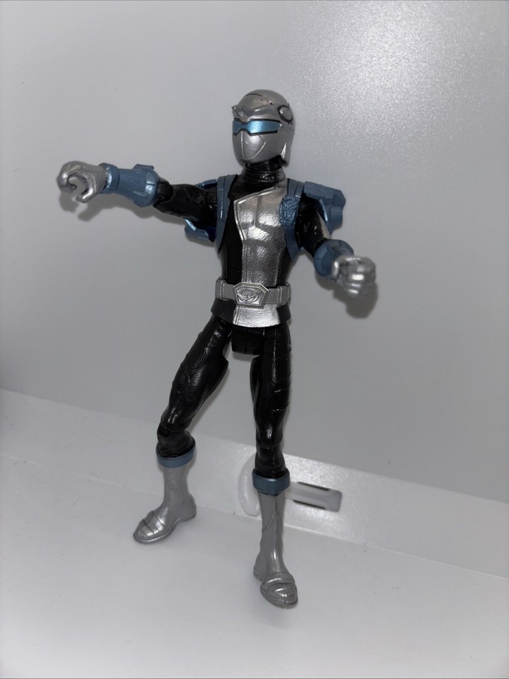 Power Rangers Beast Morphers Silver Ranger 6" Action Figure Hasbro 2018 ...