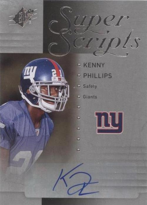 2009 SPx - Super Scripts Kenny Phillips #S-KP (AU) for sale online | eBay