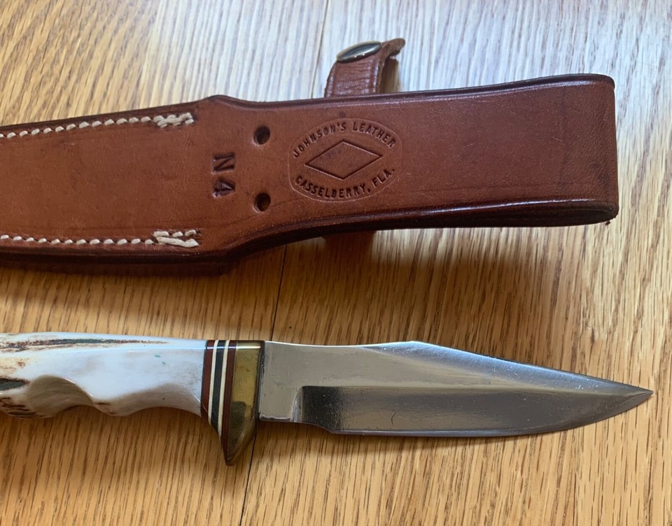 AWESOME RANDALL KIT STAG KNIFE W/ JOHNSON SHEATH RARE | eBay
