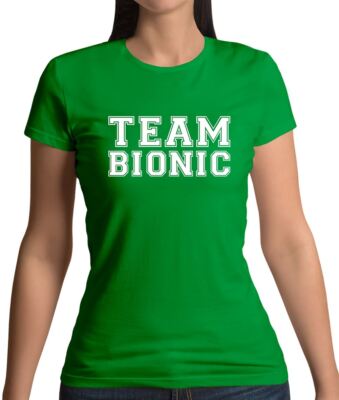 Team Bionic - Womens T-Shirt - Gladiator TV Game Show Name Contender ...
