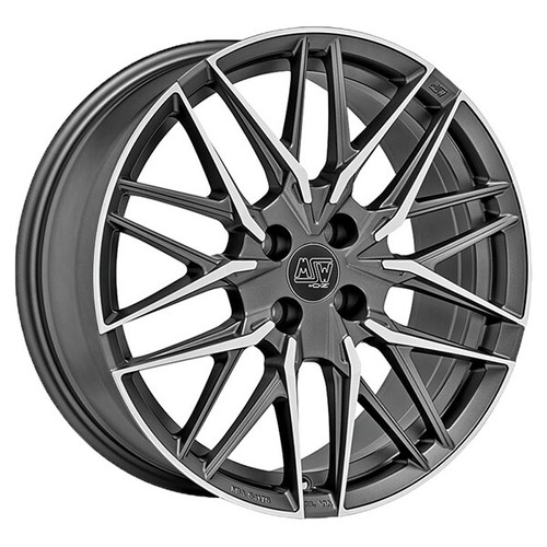 JANTES ROUES MSW MSW 50-4 POUR CITROEN - DS C4 7X17 4X108 MATT GUN ...