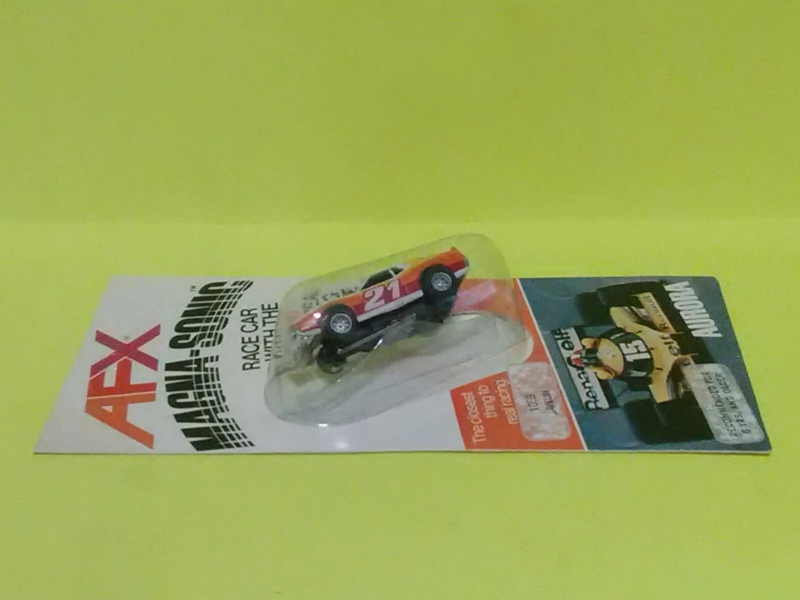 AFX AMX JAVELIN WHITE SLOT CAR NOS 1978 #1069 ORIGINAL MINT UNPUNCHED ...