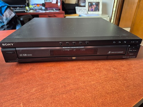 Sony DVD/CD 5 Disc Carousel Player Compact Disc DVP-NC675P Works No ...