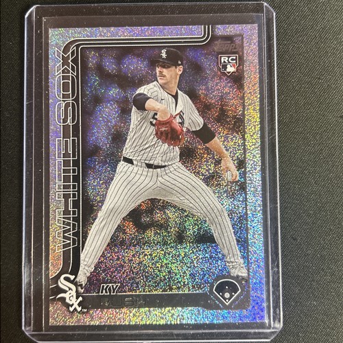 🔥Ky Bush 2025 Topps Series 1 Sand Glitter #280 RC Rookie Chicago White ...