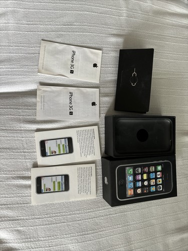 IPHONE 3GS 16GB Black LEERKARTON OVP MC131SL/B schwarz Box Karton ...