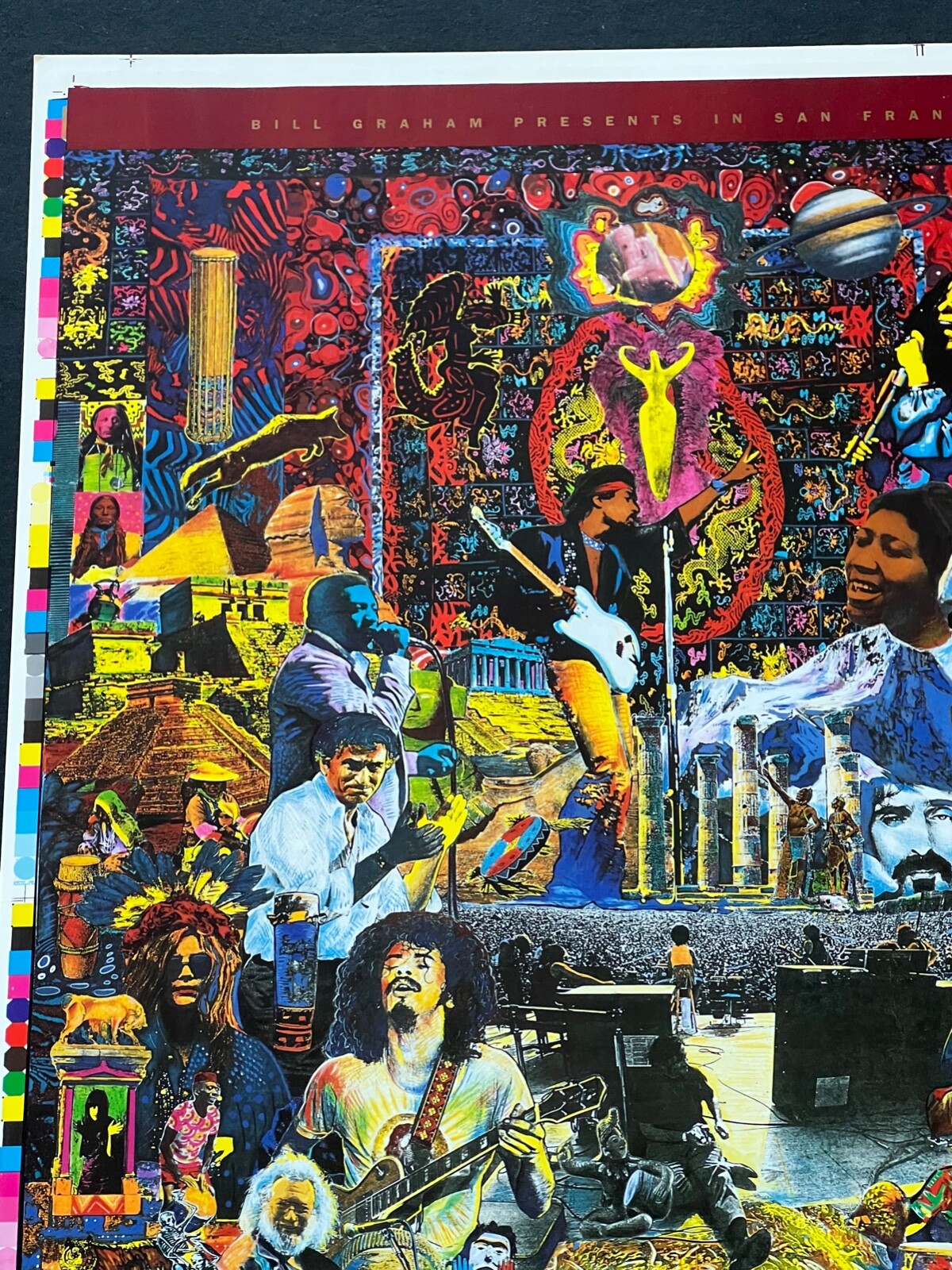 Jimi Hendrix Jerry Garcia Bill Graham Grace Slick Frank Zappa Fillmore ...