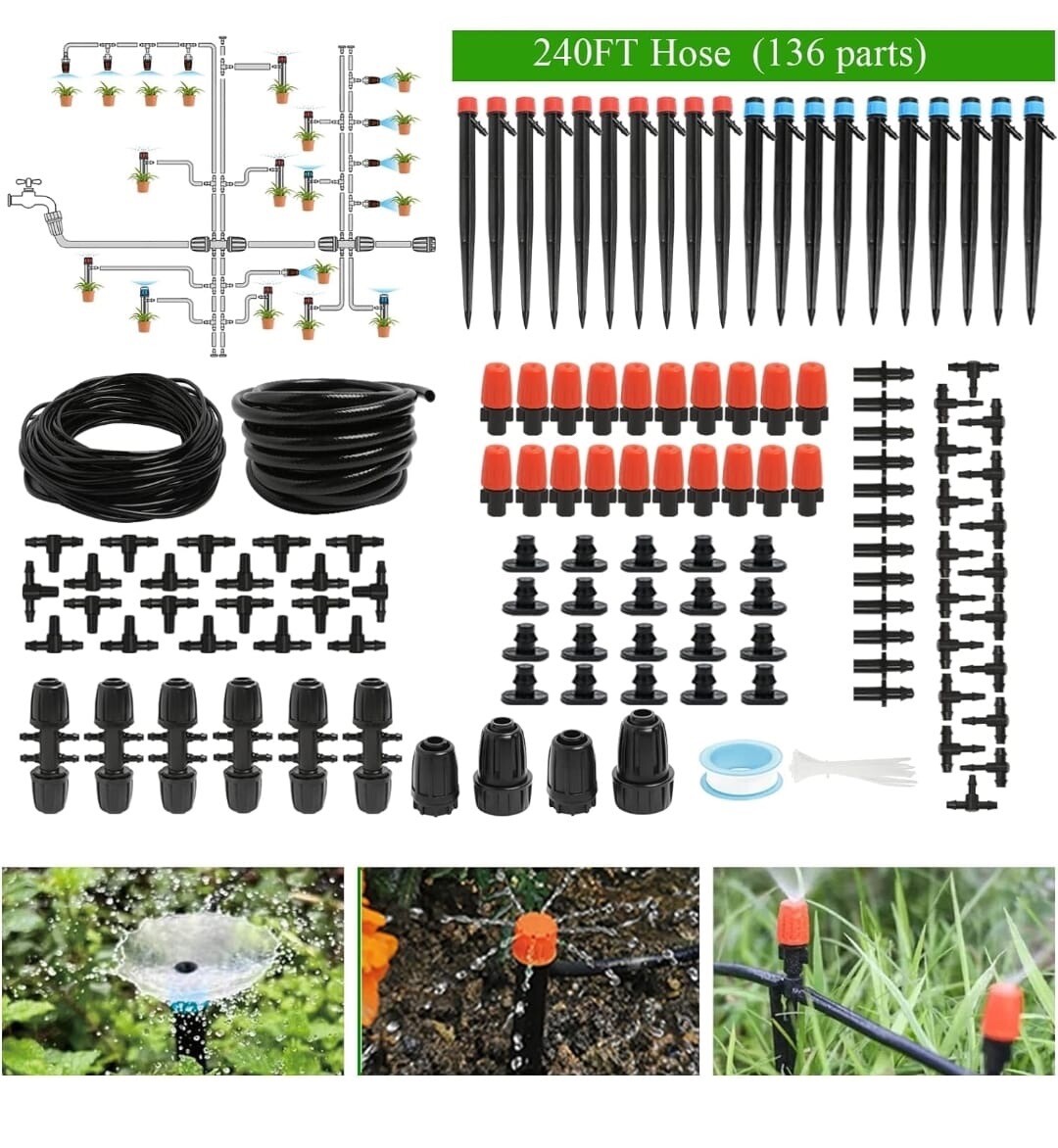 Sqfeet Garden Irrigation System
