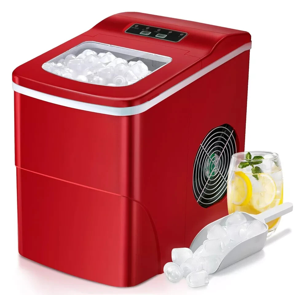 Ice Maker Machine, Portable or Counter Top Make 26 lbs ice in 24 Hours ...