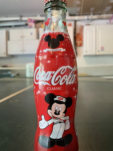 Coca Cola Glass Bottle 8 oz Celebrate Mickey Mouse 75 InspEARations ...