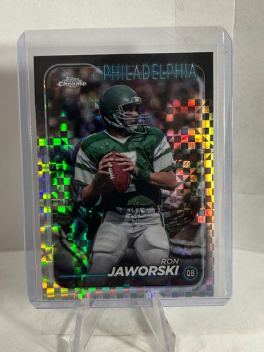 Ron Jaworski 2024 Topps Chrome X-Fractor Philadelphia Eagles | eBay UK