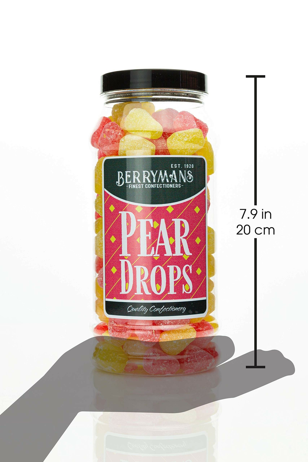 Pear Drops Retro Boiled Sweets Gift Jar by Berrymans Sweet Shop | eBay UK