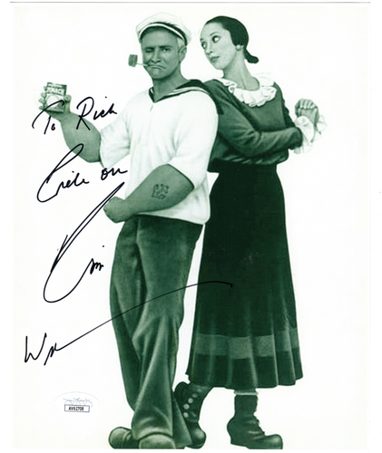 ROBIN WILLIAMS Signed Popeye and Olive Oil 8x10 Photo Autograph JSA ...