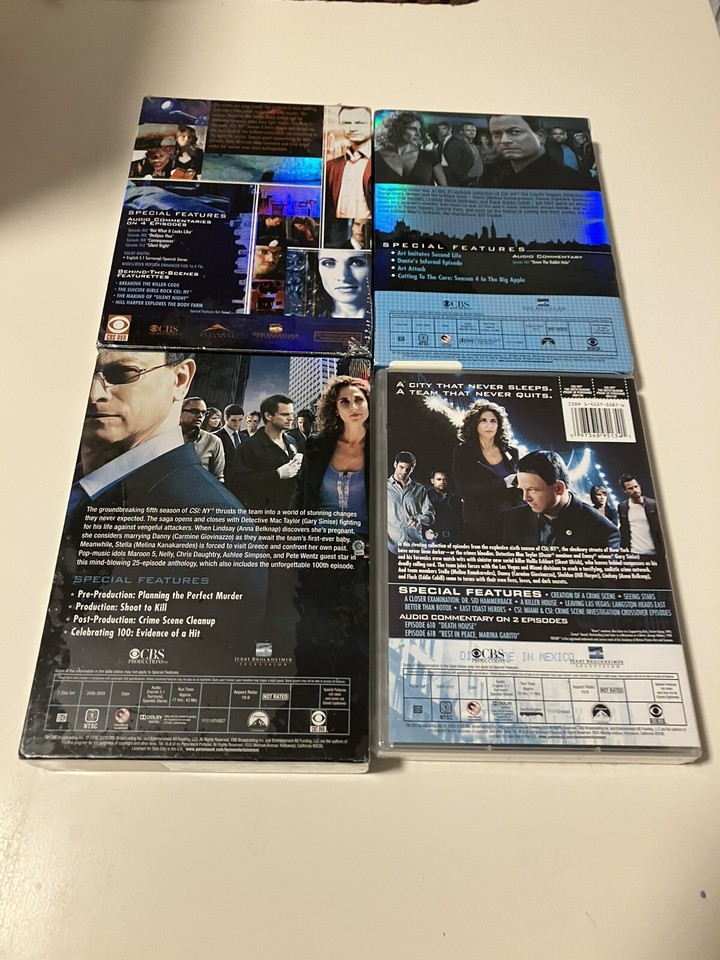 CSI: New York - Complete Season 3,4,5,6 DVDs Brand New 97368509146 | eBay