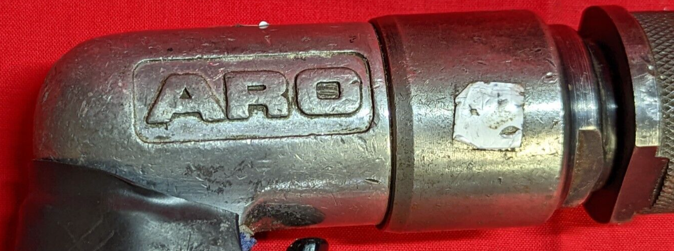THE ARO CORPS 7BA 3/8"-24 PNEUMATIC AIR DRILL 1/4" HOSE CONNECT FITTING ...