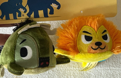 Bark Box Pride & Prey-Judice Sniffin Serengeti Safari Crinkle Squeakers Dog Sz S | eBay