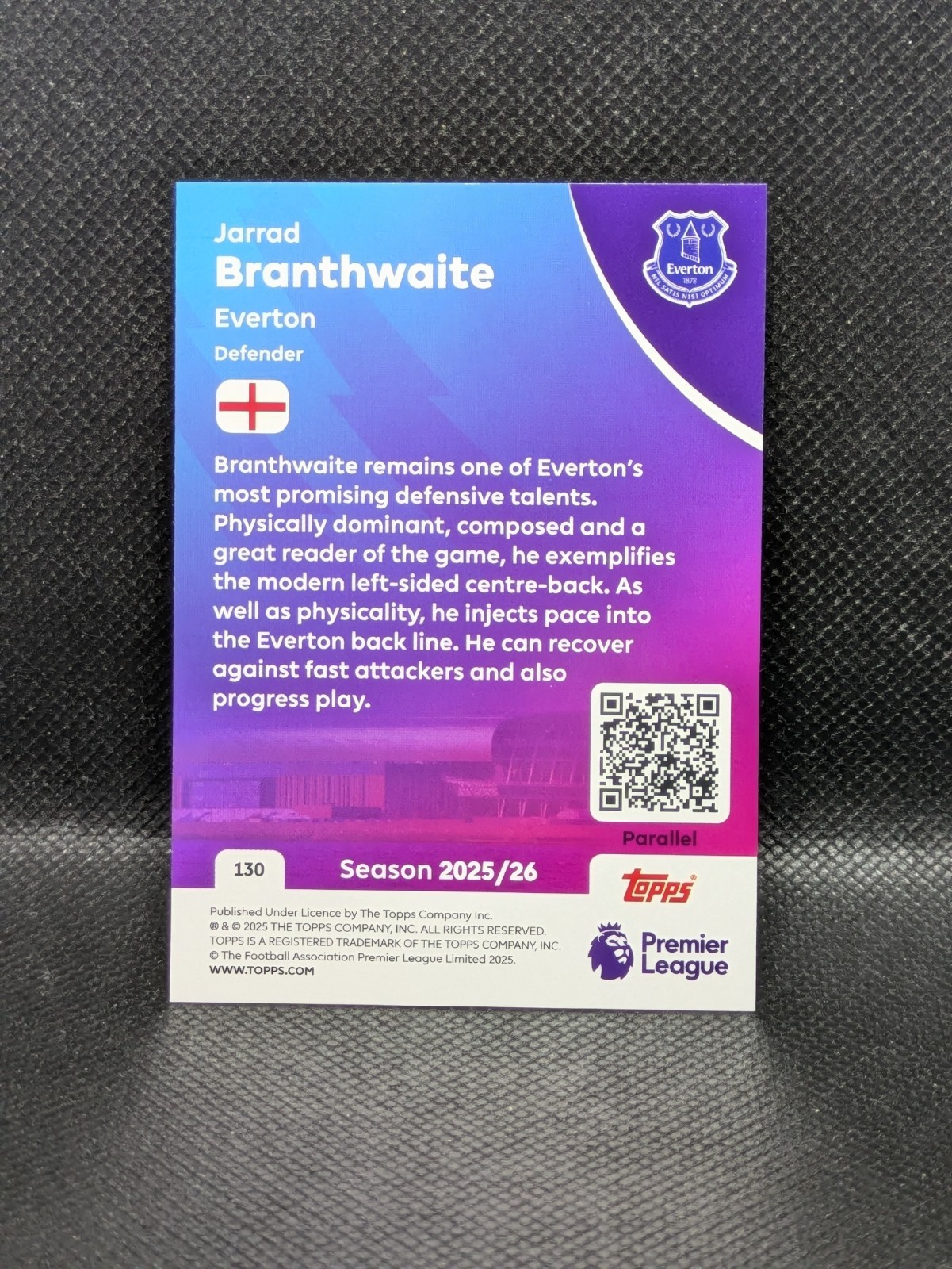 2025-26 Topps Premier League - Jarrad Branthwaite, Jarrad Branthwaite ...