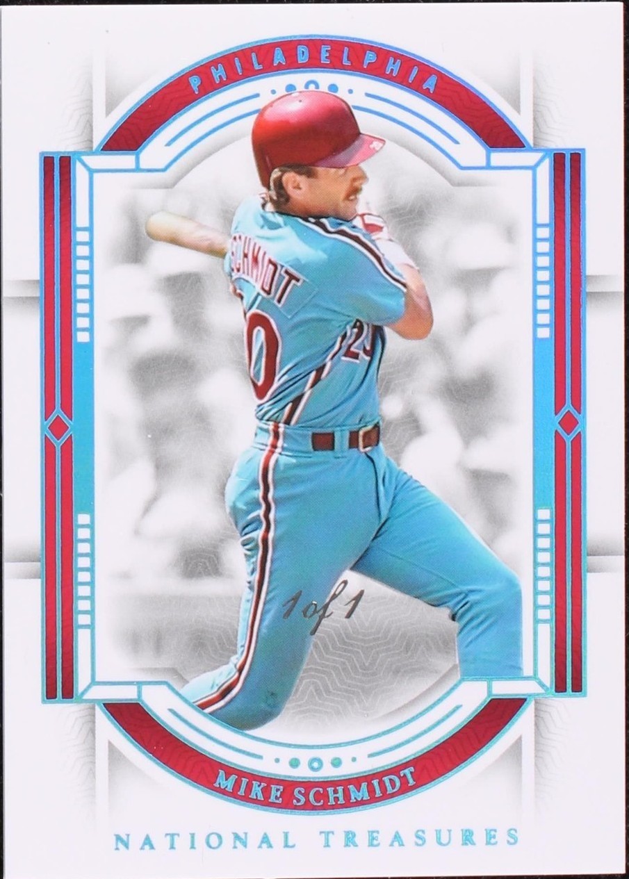 2024 Panini National Treasures - Mike Schmidt #72 Platinum /1 for sale ...