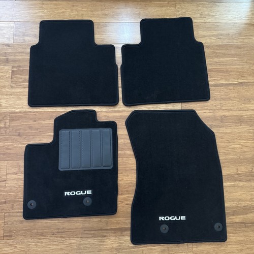 Nissan Rogue Carpet Floor Mats Set OEM Black 2022 2023 2024 Genuine T99E2 6RROX | eBay
