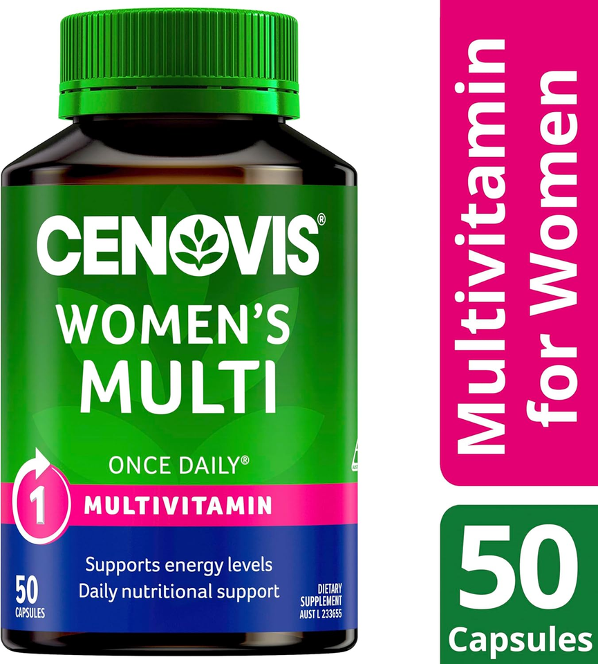 Women'S Multi Capsules 50 - 1-A-Day Multivitamin - Supports Energy ...