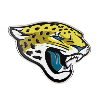 Jacksonville Jaguars Color Emblem Sticker Decal Aluminum Metal Car ...