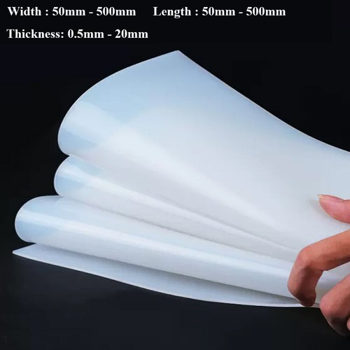 Width 50mm-500mm Silicone Rubber Sheet 0.5-20mm Thick High Temp Resist ...
