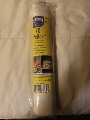 Pellon 70 Peltex Sew-in Fabric Stabilizer, White 15" x 1 Yard Package ...