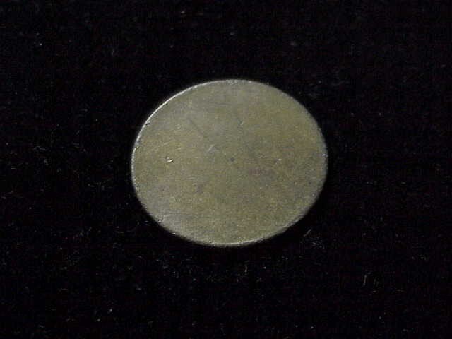 2nd Division Billiard Room WWI brass military pool club canteen token ...