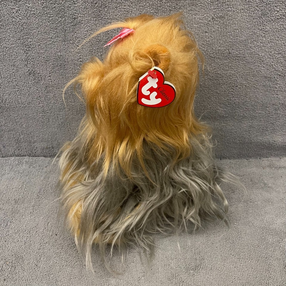 Ty Classics Dog Mitsy Yorkshire Terrier Pink Bow Plush Animals Stuffed ...