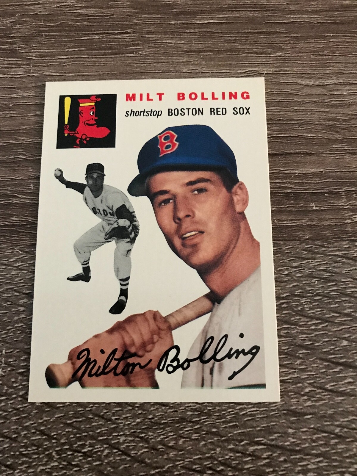 1954 Topps Archives / Reprint #82 Milt Bolling Red Sox MINT | eBay