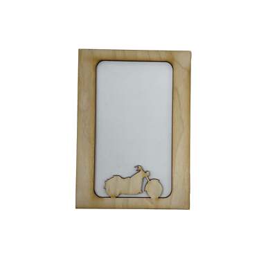 Motorcycle 5X7 Photo Frame Insert - Baltic Birch | eBay