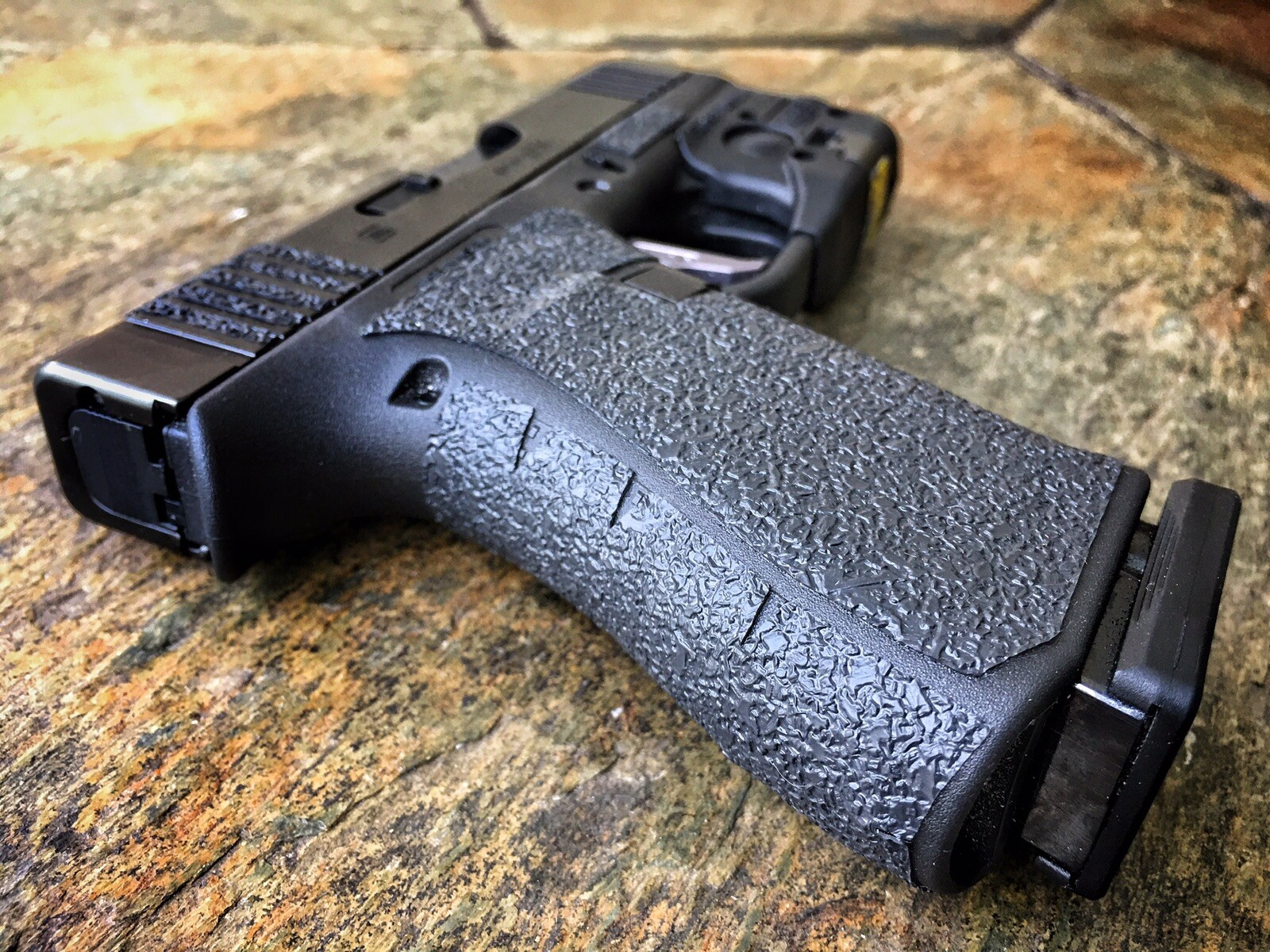 Caloosa Gun Grips for GLOCK 43X & 48X Rubber Grip Tape Non Slip+ Back ...