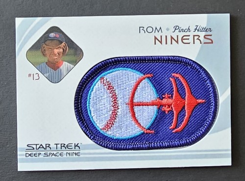 2018 Star Trek Deep Space Nine Heroes And Villains Baseball Patch Rom ...