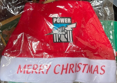 Christmas Hat Unisex Santa Caps Official Afl Power Port Adelaide Au ...