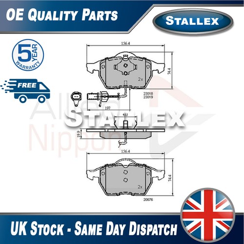 Fits Audi A4 A6 VW Passat Sharan Ford Galaxy Brake Pads Set Front ...