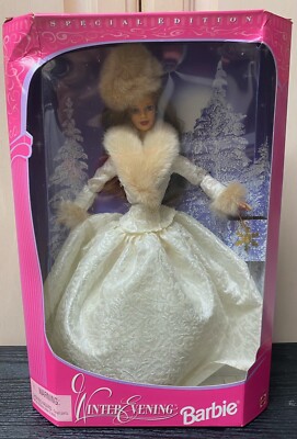 VINTAGE 1998 MATTEL WINTER EVENING BARBIE DOLL – SPECIAL EDITION #19218 ...