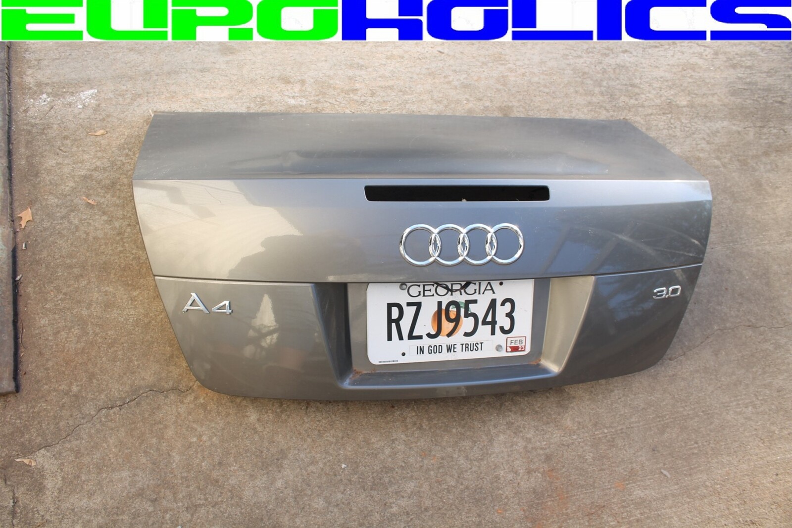 OEM Audi A4 B6 03-09 CONVERTIBLE Trunk Deck Lid BEIGE LY1W *FREIGHT ...