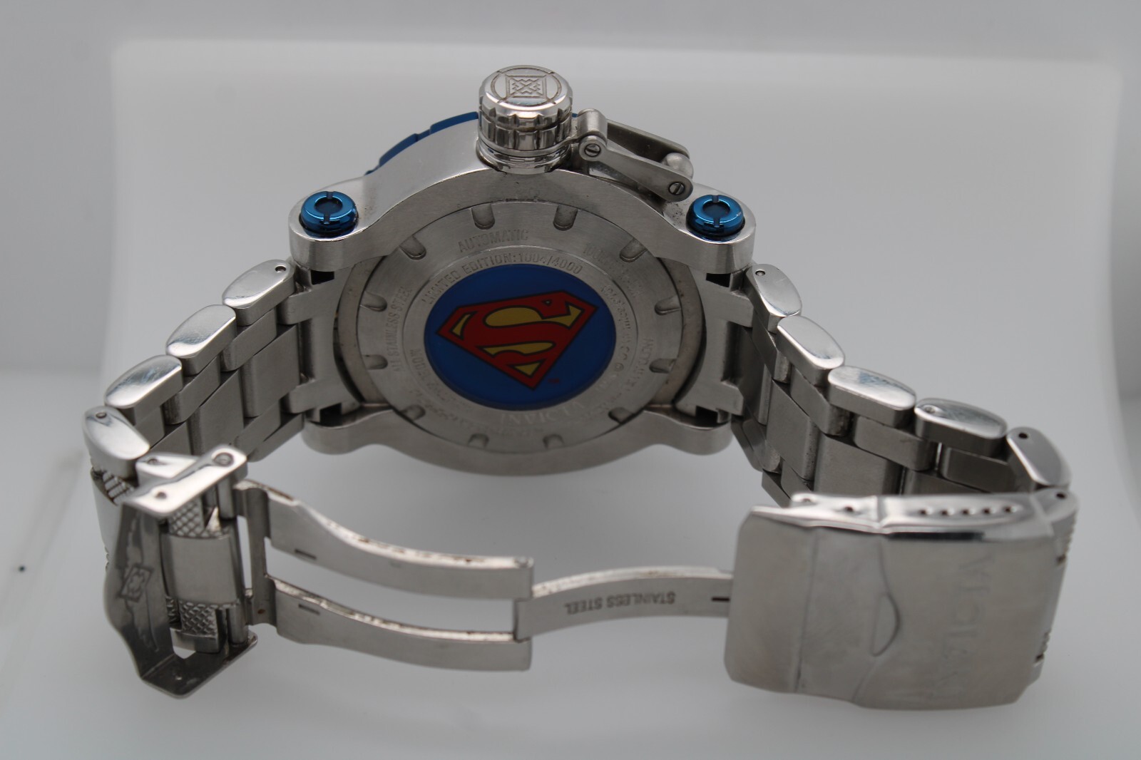 Invicta DC Comics Superman Watch Steel 52mm Automatic Le Coalition ...
