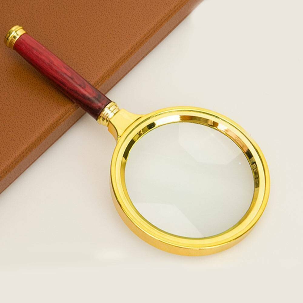 60mm Handheld Magnifier Magnifying Glass Loupe Reading Jewelry ...