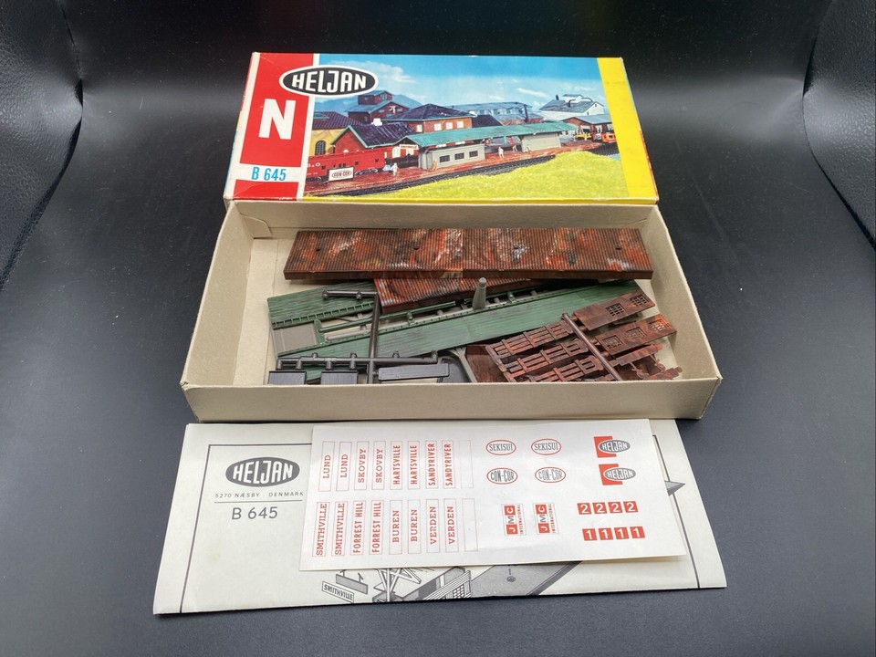 N-Scale Heljan PLATFORM Train Set Building Kit B645 | eBay
