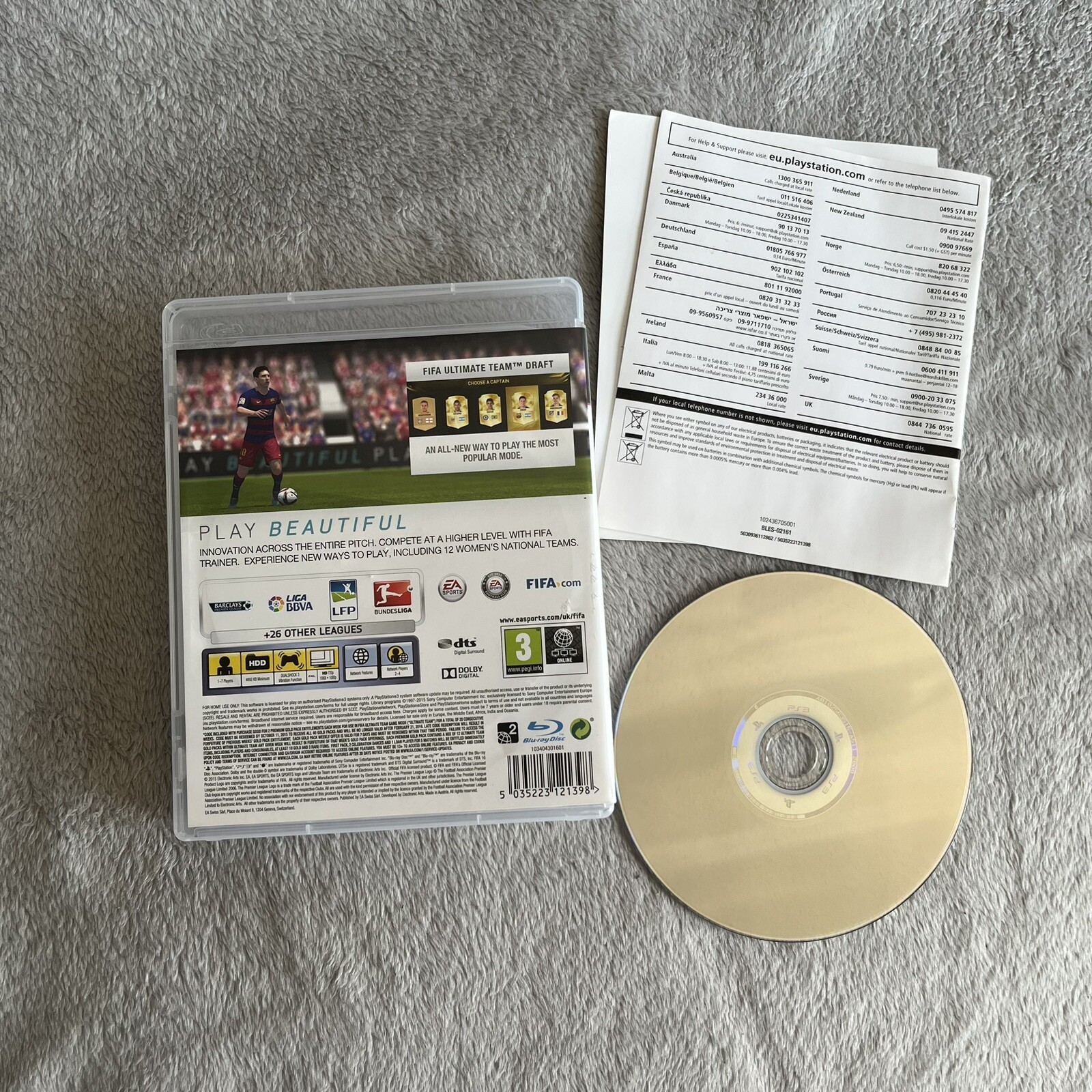 FIFA 16 PlayStation 3 PS3 Case and Disc game Deluxe Edition | eBay UK